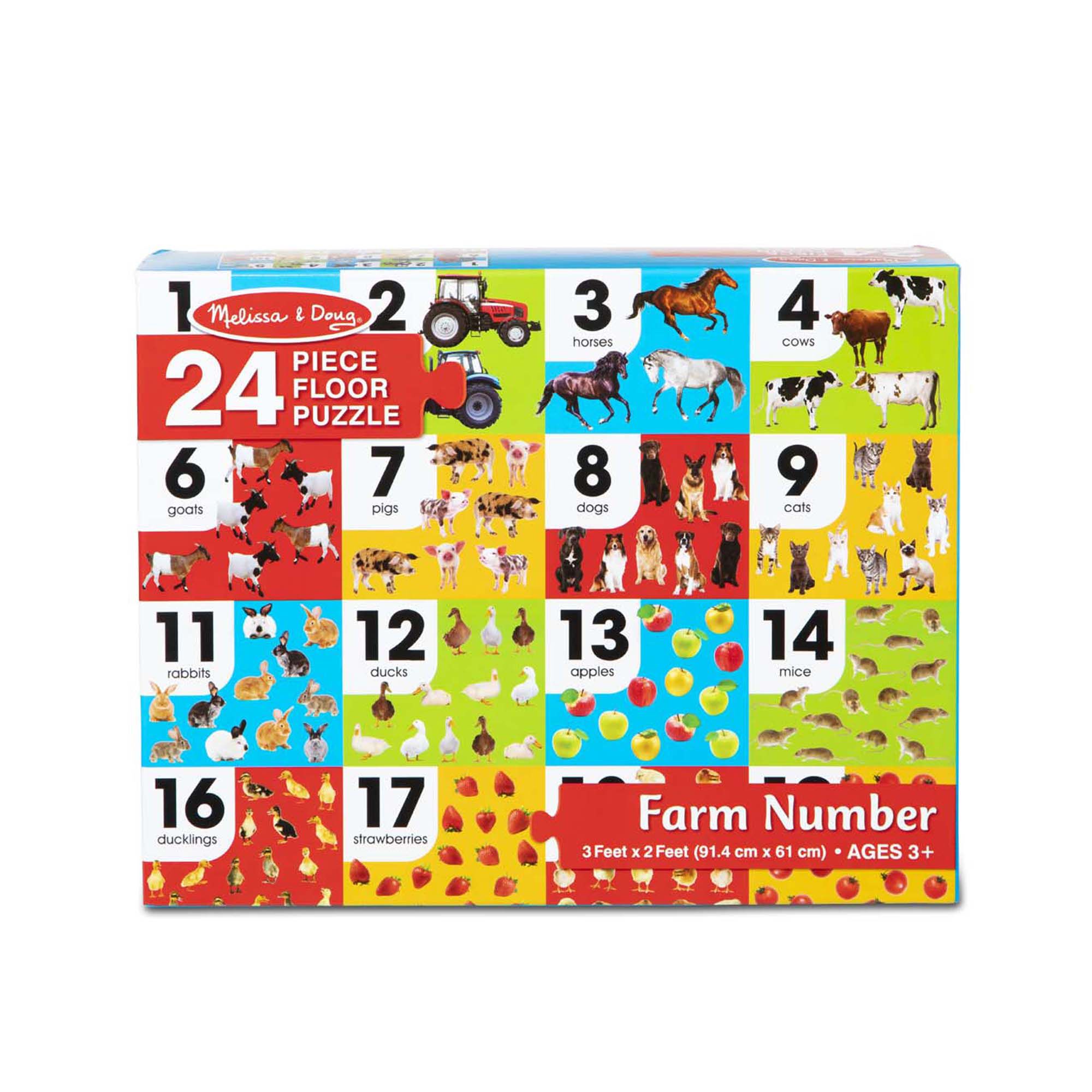 Farm Number Floor Puzzle – Wiggles & Giggles Stillwater