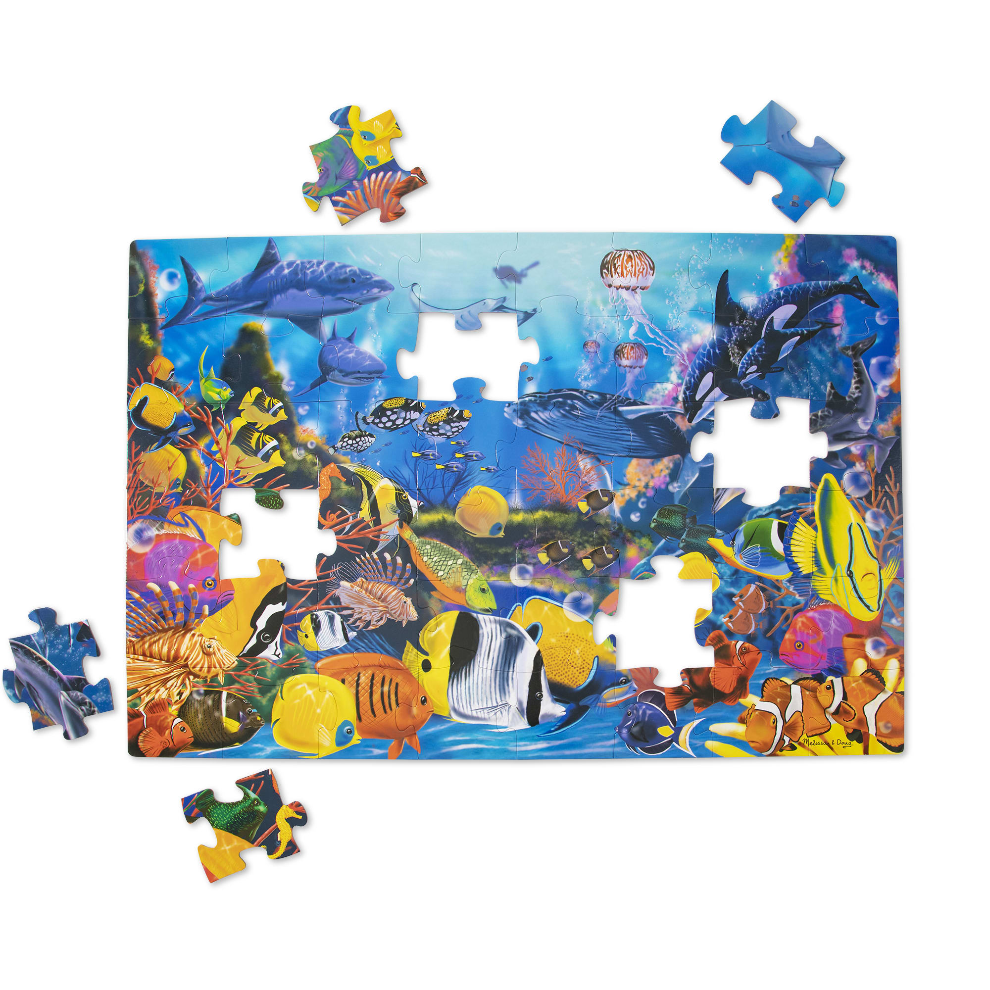 Underwater Floor Puzzle 48 Pieces – Wiggles & Giggles Stillwater