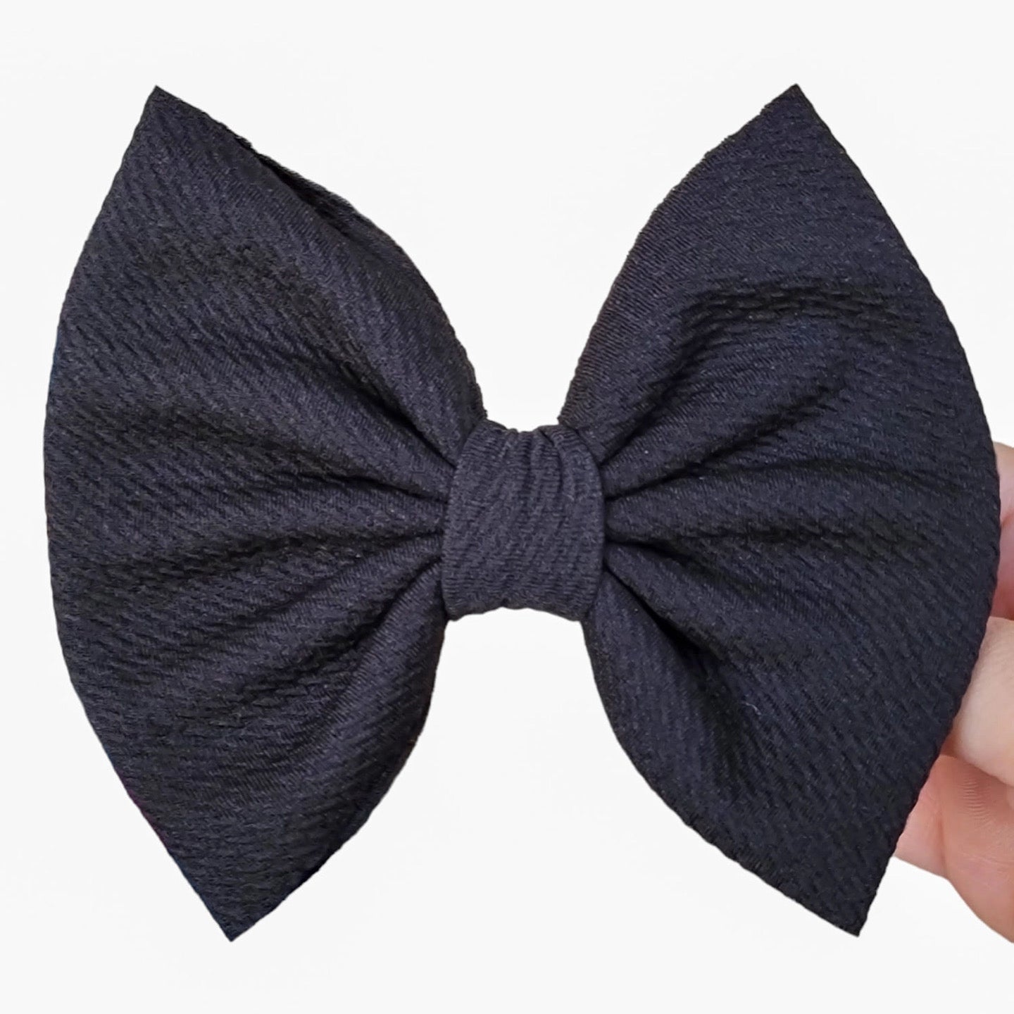 Savannah Bow - Black – Wiggles & Giggles Stillwater