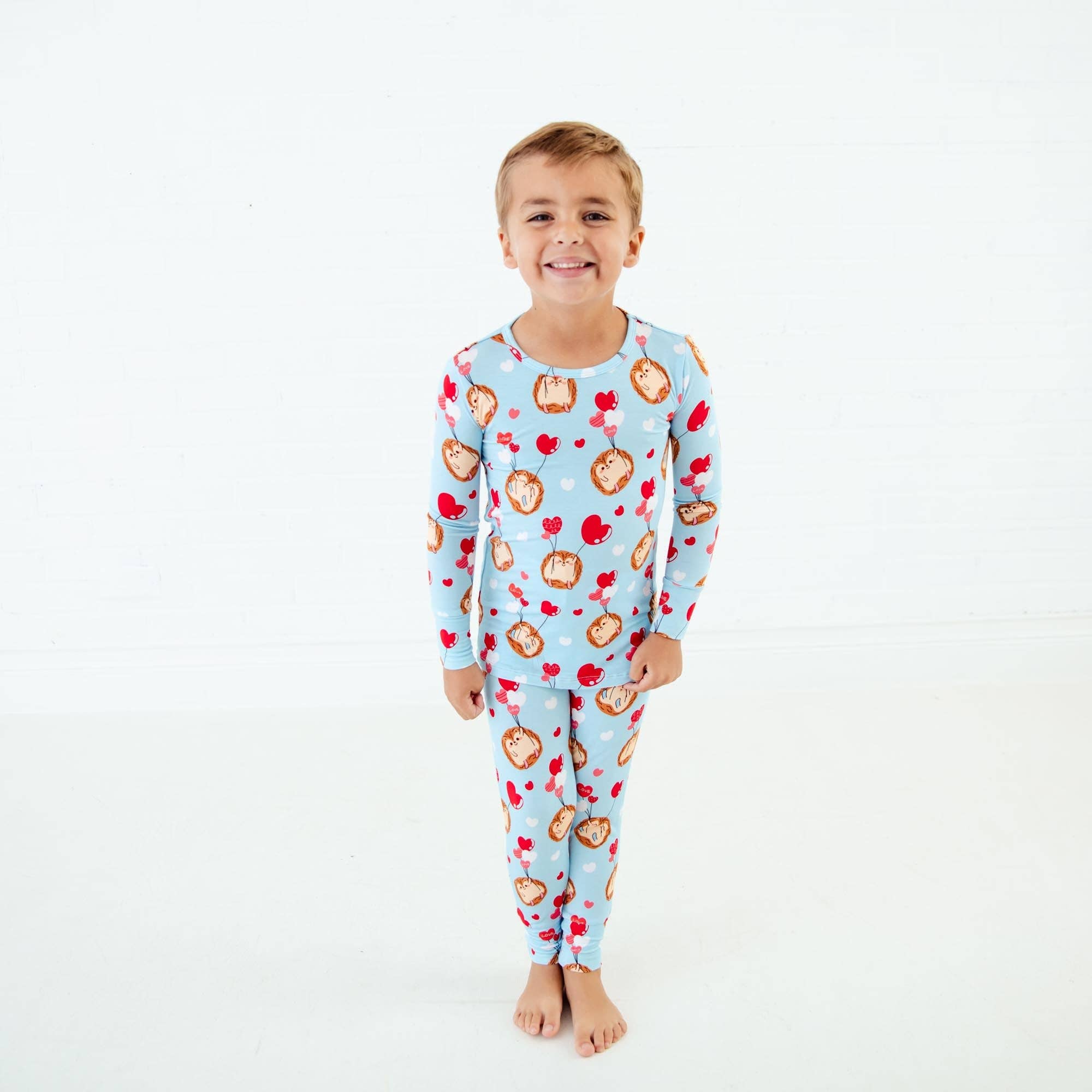 Hedge Over Heels Valentine Two Piece Pajamas Set – Wiggles & Giggles ...
