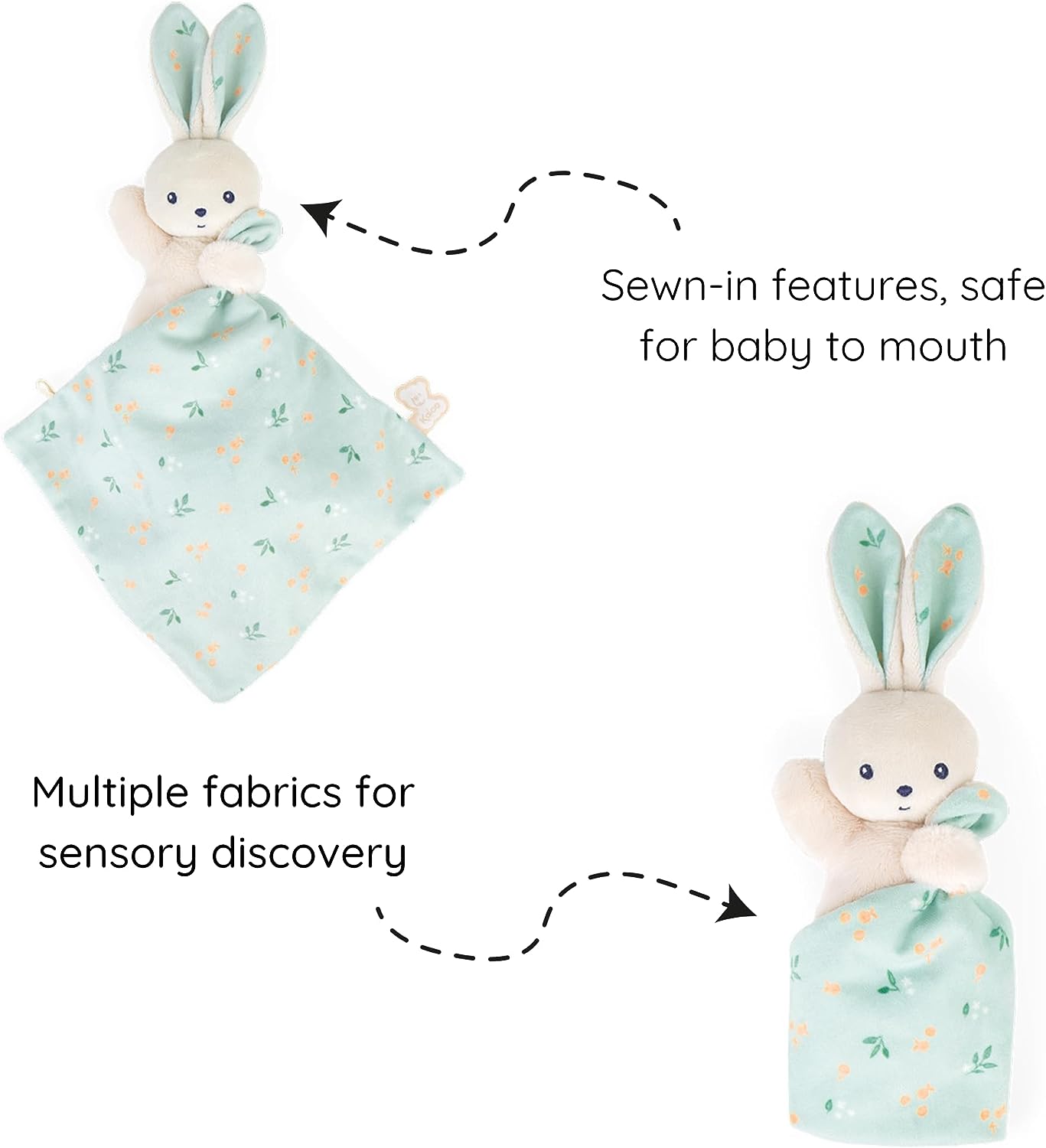 Kaloo Doudou Rabbit - Citrus Bouquet – Wiggles & Giggles Stillwater