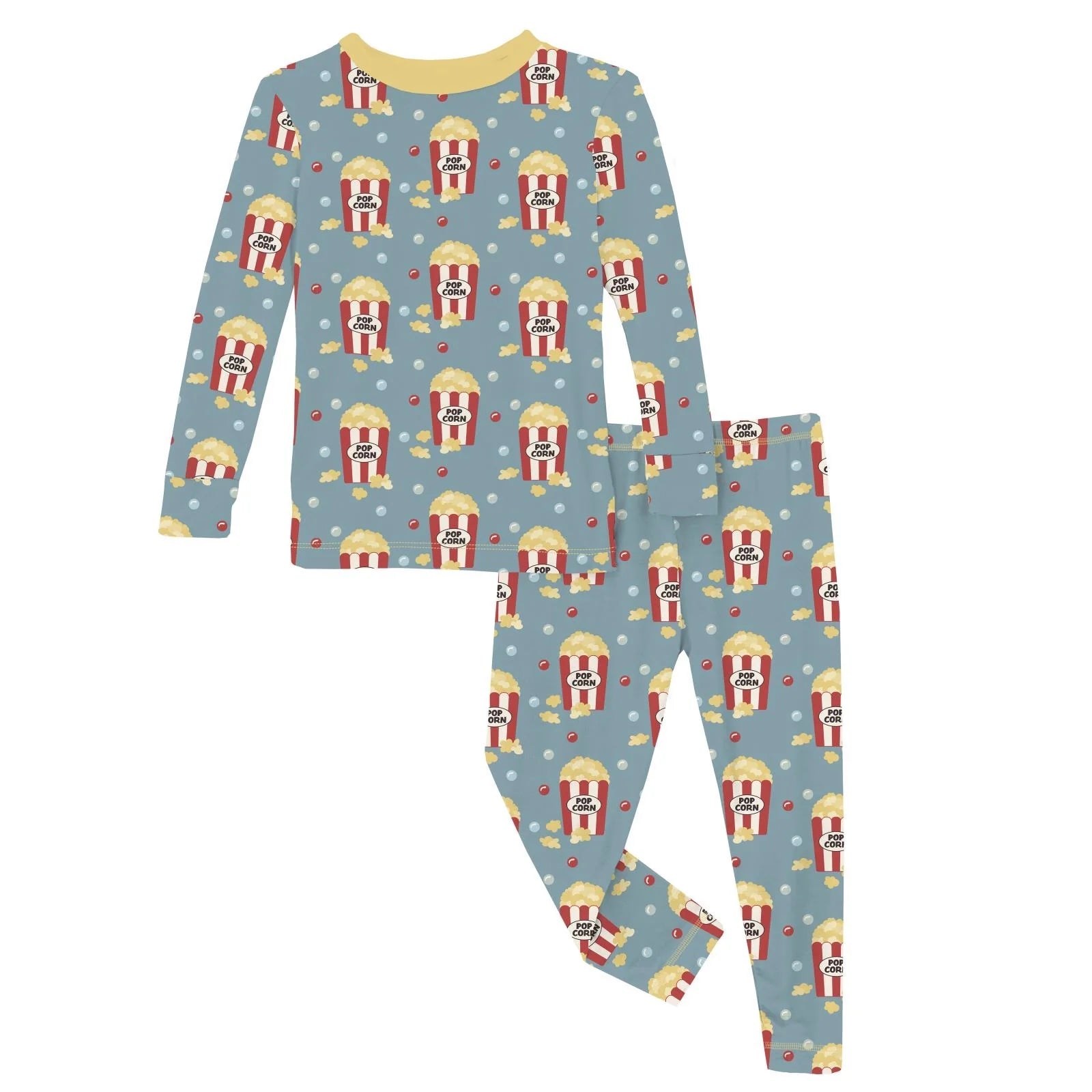 Long Sleeve 2pc Pajama Set | Stormy Sea Movie Night – Wiggles & Giggles ...