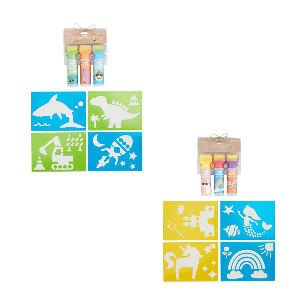 Roller Chalk Stencil Set – Wiggles & Giggles Stillwater