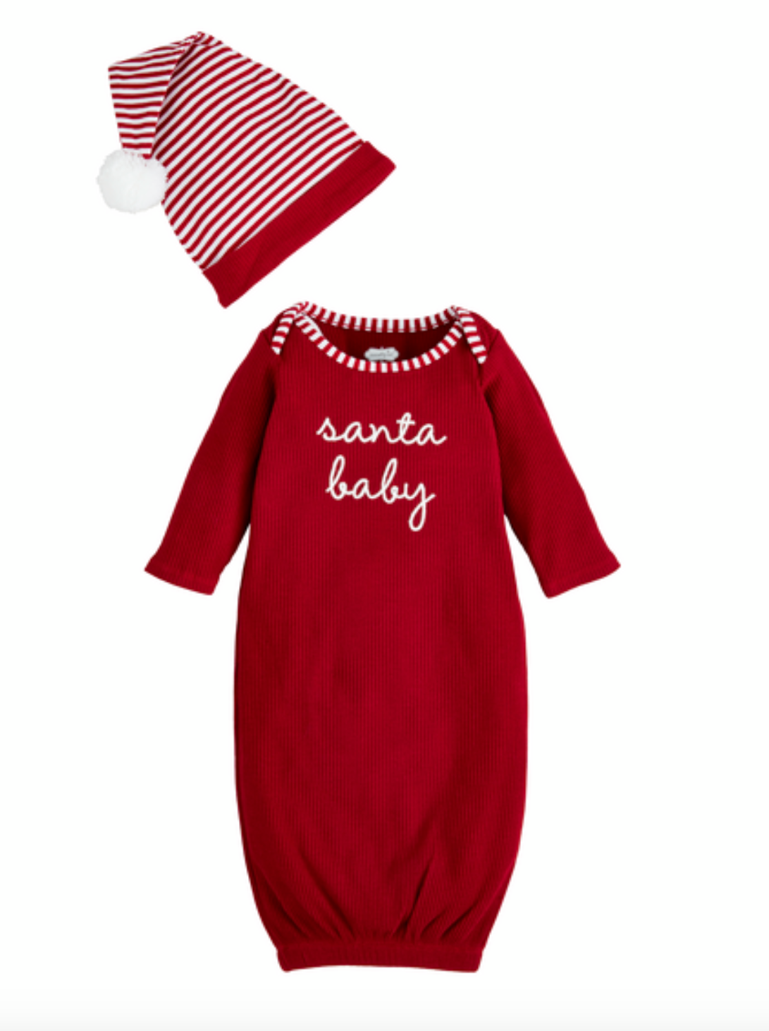 Santa Baby Gown & Hat Set – Wiggles & Giggles Stillwater