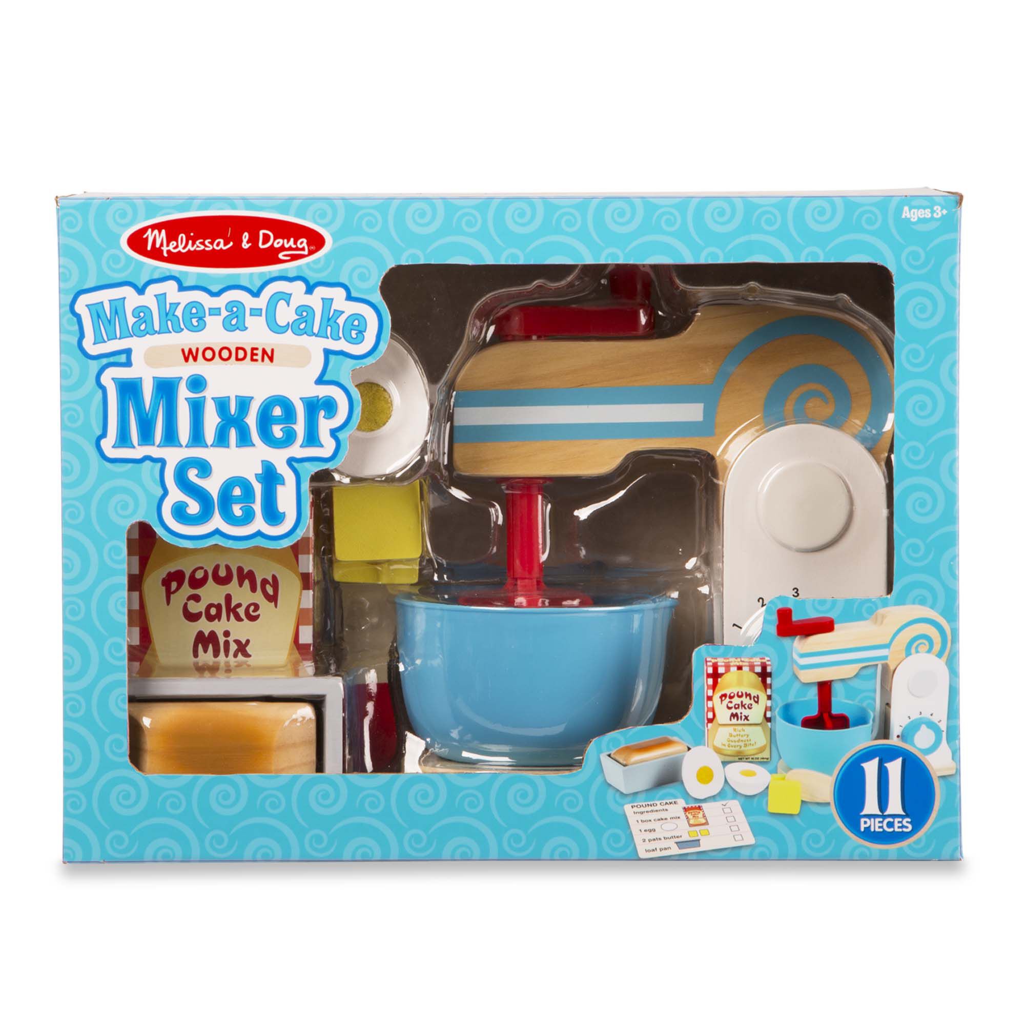 Wooden Make-a-Cake Mixer Set – Wiggles & Giggles Stillwater