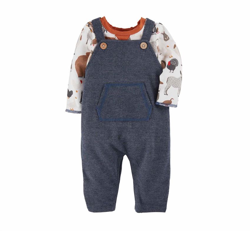 Mud Pie Farm Animals Overall Set – Wiggles & Giggles Stillwater