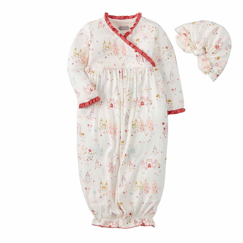 Mud Pie Castle Sleeper Gown and Hat Set – Wiggles & Giggles Stillwater