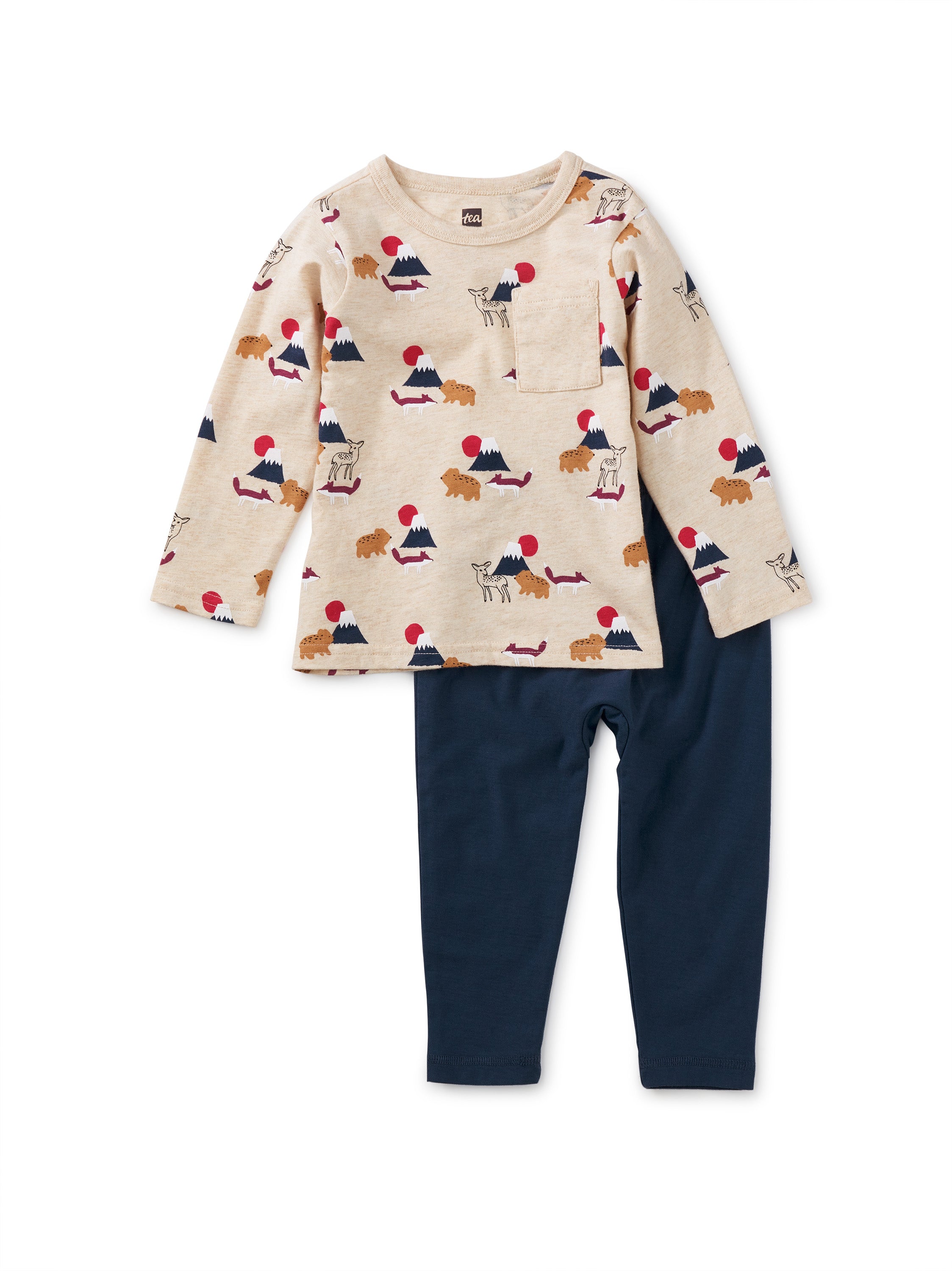Mt. Fuji Top & Pants Baby Set – Wiggles & Giggles Stillwater