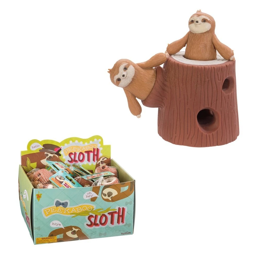 Peekaboo Sloth Squishy Fidget Toy – Wiggles & Giggles Stillwater